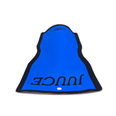 China Hand Cream Liquid Smell Proof Mylar Zipper Stand Up Pouch Custom Square Bottom Bag for sale