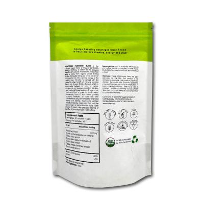 Cina Sacchetti di imballaggio in plastica personalizzati con cerniera a zip per imballaggi alimentari biologici in vendita