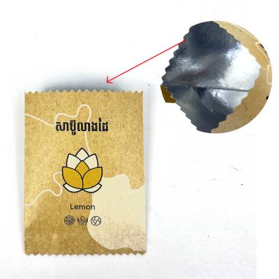 China 50 - 200 micron Warmteverzegeling Kraftpapier Aluminiumfolie Back Seal Bag Voor klein pakket Te koop