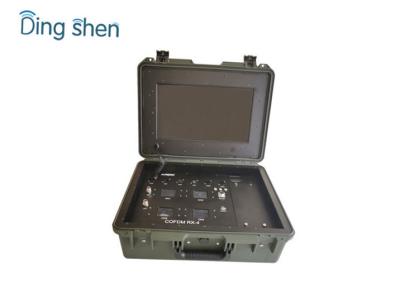 China Long Range Outdoor COFDM Wireless Video Receiver HD AV Receiver with 17 inch Monitor for sale