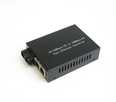 China RoHS Fiber To RJ45 SC Fiber Media Converter 10gb 10M 100M for sale