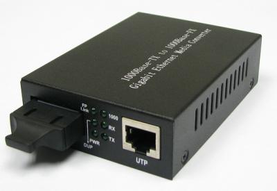 China 10M 100M Dual Fiber Gigabit Ethernet Media Converter RJ45 Port for sale
