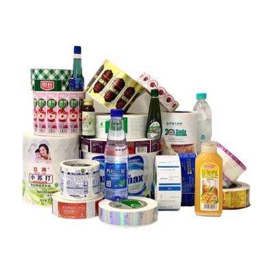 China Eco-Friendly Sticky Labels for Bottles Jars and Packaging Waterproof Tear-Resistant Labels Made From Sustainable Materials for sale