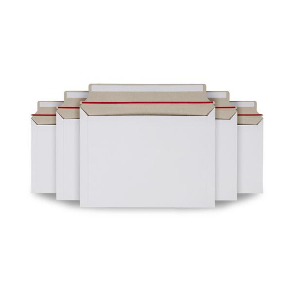 Quality Compostable Paper Mailer Compostable Paper Mailer with Adhesive Seal Strip and Custom Logo Printing for Sustainable Shipping for sale
