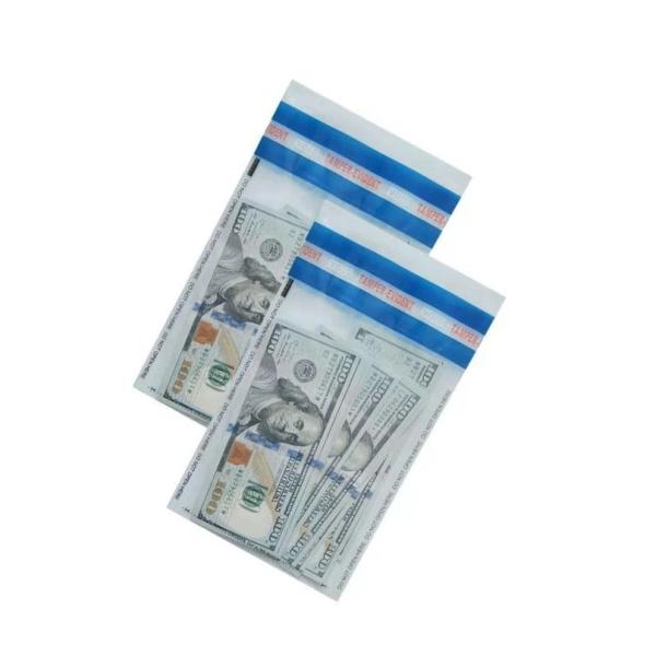 Quality Money Bag Ldpe Material Custom Logo Security Bag Hot Selling Security Bag Custom for sale