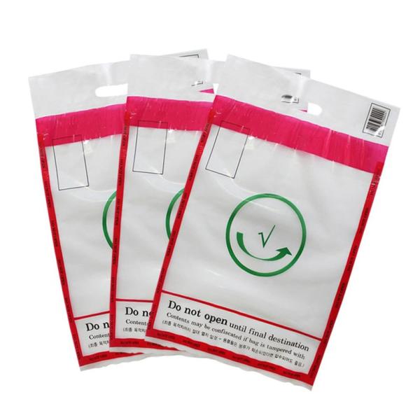 Quality Antitampering Security Bag Uncover the Word Confidential Document Bag Security for sale