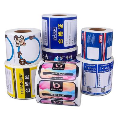 China Wholesale Biodegradable Customizable with Various Patterns Waterproof Self-adhesive Sticker for Packing for sale