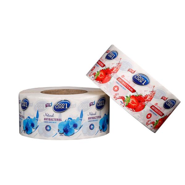 Quality Hot Selling Compatible Custom Personalized Brand Name & Logo Self-adhesive Label Sticker Rolls Anti-counterfeiting for sale