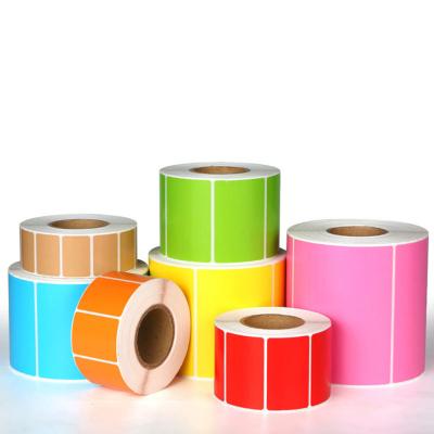 China Thermal Printer Sticker Label Self Adhesive Custom Stickers Logo for sale