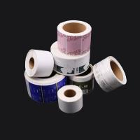 China Customized Waterproof Security Labels Thermal Direct Shipping Roll Adhesive Sticker 50000pcs MOQ for sale