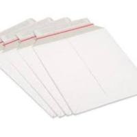 China Custom Paper Courier Envelope Glossy Surface Barcode Scanning Automated Sorting Friendly 1-8 Color Printing for sale