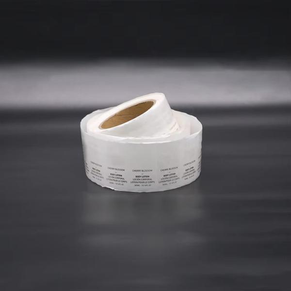 Quality Food-Grade High-Adhesion Printing Customized Candle Jar Warning Labels Sticker for sale