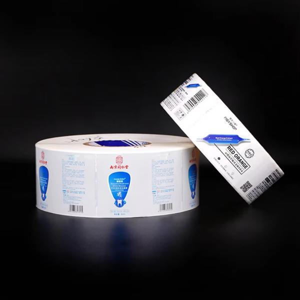 Quality A4 Biodegradable Shipping Label Stickers White Printing Paper Backing Write for sale