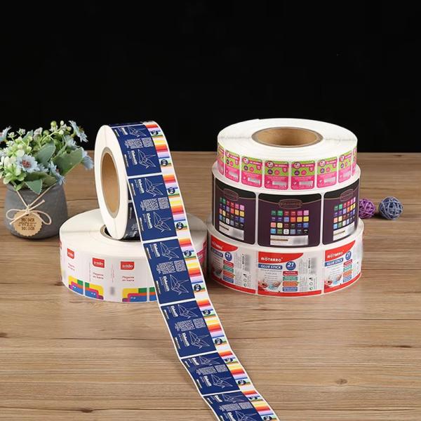 Quality A4 Biodegradable Shipping Label Stickers White Printing Paper Backing Write for sale