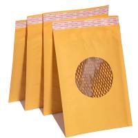 Quality Compostable Honeycomb Padded Kraft Paper Express Envelope Biodegradable for sale