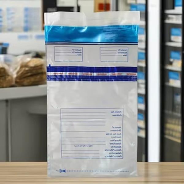 Quality Hot Selling High-quality Security Bag for Valuables with Heavy-duty Zipper and Tamper-evident Features for sale