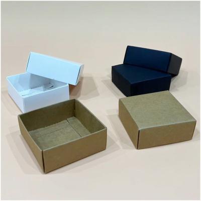 China Customizable Logo Wholesale White Kraft Packing Paper Box Corrugated Cardboard Carton Box for Shipping or Mail for sale