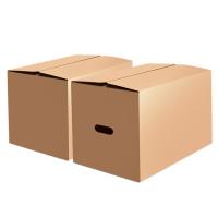 Quality Customizable Logo Wholesale White Kraft Packing Paper Box Corrugated Cardboard for sale