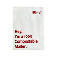 China Biodegradable Compostable Poly Mailer Shipping Bag 100% OK Compost Custom Size for sale