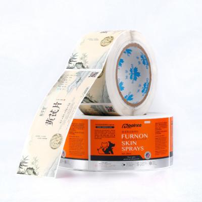 China Support Custom Self-Adhesive Label Stickers in Vibrant Colors Durable for sale