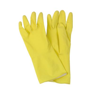 China Verbeter uw huishoudelijke reinigingsroutine met gele latexhandschoenen en spuitbekleding Te koop