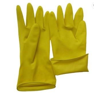 Cina Migliora la tua routine di pulizia domestica con guanti in lattice giallo e rivestimento spray in vendita