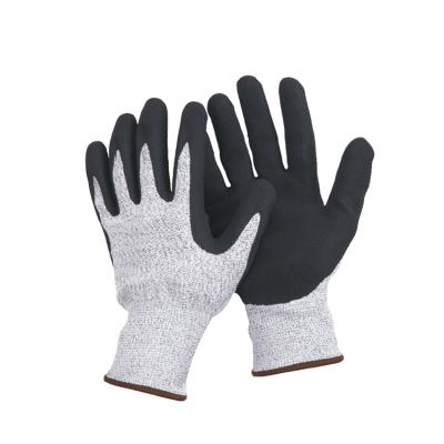 Cina OEM Logo L-D132 13G HPPE guanti da lavoro a maglia con rivestimento in lattice resistenti al taglio per l'industria in vendita