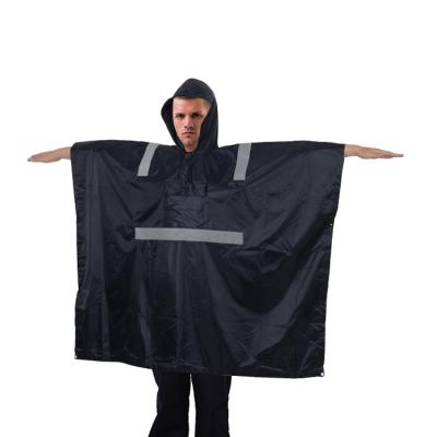 Cina R018-R Poncho gommato 100% impermeabile con nastro riflettente leggero e resistente in vendita
