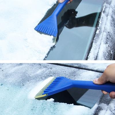 Cina Logo personalizzato 33cm gomma da raschiatura di ghiaccio per auto in acciaio inossidabile per la guida invernale in vendita