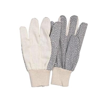 Cina Guanti antiscivolo C39W 10OZ in PVC a puntine con rivestimento di tela di cotone per esigenze di lavoro in vendita