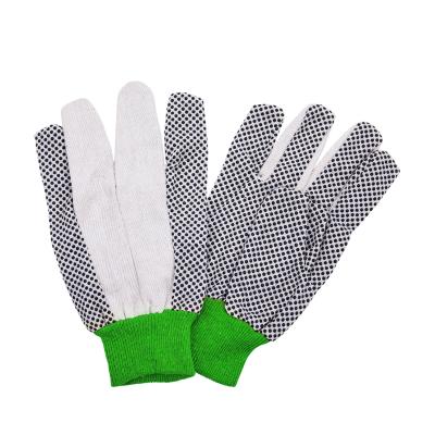 Cina Guanti antiscivolo C39W 10OZ in PVC a puntine con rivestimento di tela di cotone per esigenze di lavoro in vendita