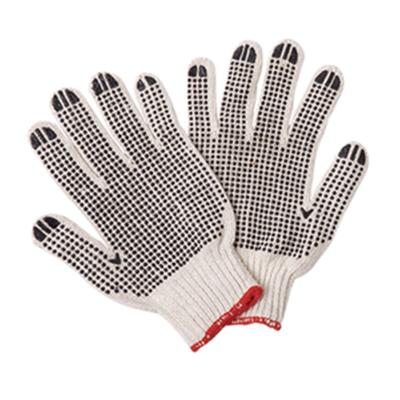 Cina C078D2-N T/C Guanti da lavoro in cotone a doppio lato in PVC a puntine per la sicurezza con funzione antiscivolo in vendita