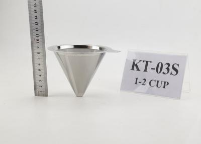 Cina Versi sopra il dispositivo di gocciolamento del caffè dell'acciaio inossidabile per le caraffe del caffè, 2 tazze della capacità in vendita