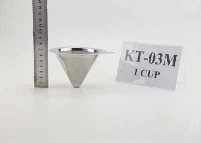 Cina 1 tazza inossidabile versa sopra il dispositivo di gocciolamento del caffè per Osaka, logo su misura in vendita