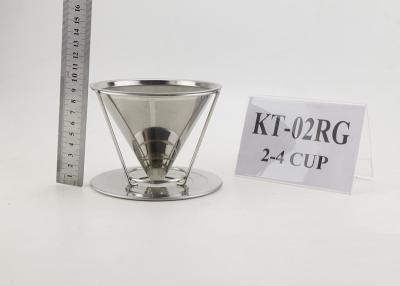 Cina Dispositivo di gocciolamento amichevole eco- del caffè dell'acciaio inossidabile riutilizzabile con la separazione del supporto in vendita