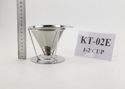 Cina Dispositivo di gocciolamento senza carta del caffè dell'acciaio inossidabile con capacità delle tazze 1-2, logo su ordinazione in vendita
