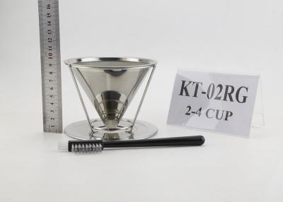 China Food Grade Coffee Maker Gift Set With Double Layer Mesh Coffee Dripper for sale