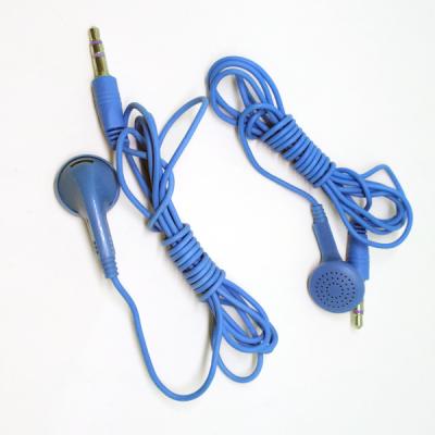 China 3.5mm Single Mono Earbud with 1.2M Cord Length Earphone for sale