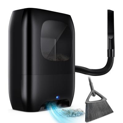 China Touchless Vacuum Automatic Dustpan Salon Hair Vacuum Cleaner Electric Trash Can for Kitchen Boutiques Hotels Dust Pan Vacuum for sale