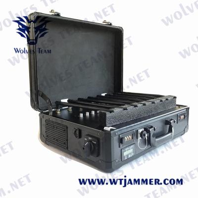 中国 範囲を詰め込む保護爆弾IED信号の妨害機20-100MHz 100メートルまで 販売のため