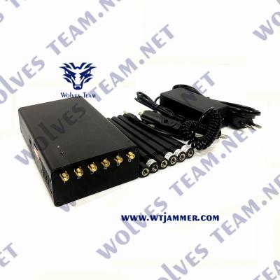China Handheld 6 Antennas Wifi Jammer Signal Wireless Communication for sale