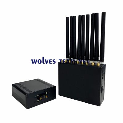 China Handheld 16 Antennas Phone Signal Jammer GSM 3G 4G 5G WiFi Bluetooth VHF UHF RF Cellular for sale