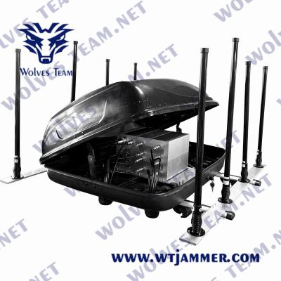 China WT926706 6 Bands Vehicle Drone Jammer Anti Uav Car Jammer RF433MHz Jammer for sale