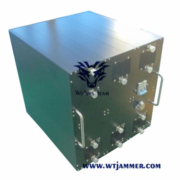 Quality Waterproof 1000m 700w Vehicle Signal Jammer For Drone GPS for sale