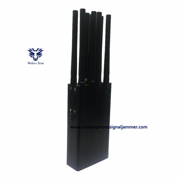 Портативное Handheld adapte AC Jammer Jammer GPSL1/L2/L5 WIFI мобильного телефона 3G 4G 5G