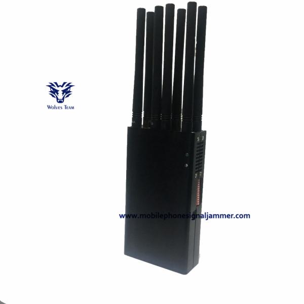 Портативное Handheld adapte AC Jammer Jammer GPSL1/L2/L5 WIFI мобильного телефона 3G 4G 5G