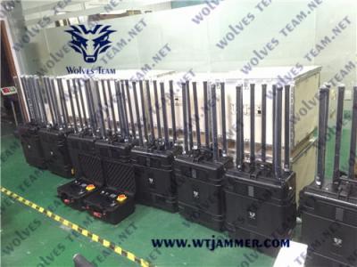 China 180 Meters 80W GSM850 CDMA TDMA WiFi Cell Phone Jammer for sale