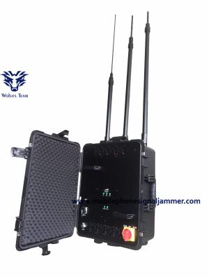 China jammer portátil do sinal de GPS WiFi 2.4G das faixas 250W 8 à venda