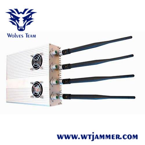 Quality Desktop DCS PCS 3G 25 Meters 4W Remote Control Jammer for sale
