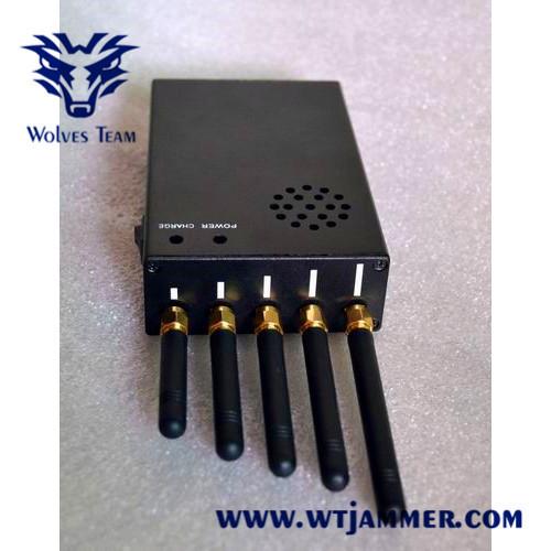 Quality Handheld 20 Meters 3W Cell Phone Jamming Device for sale
